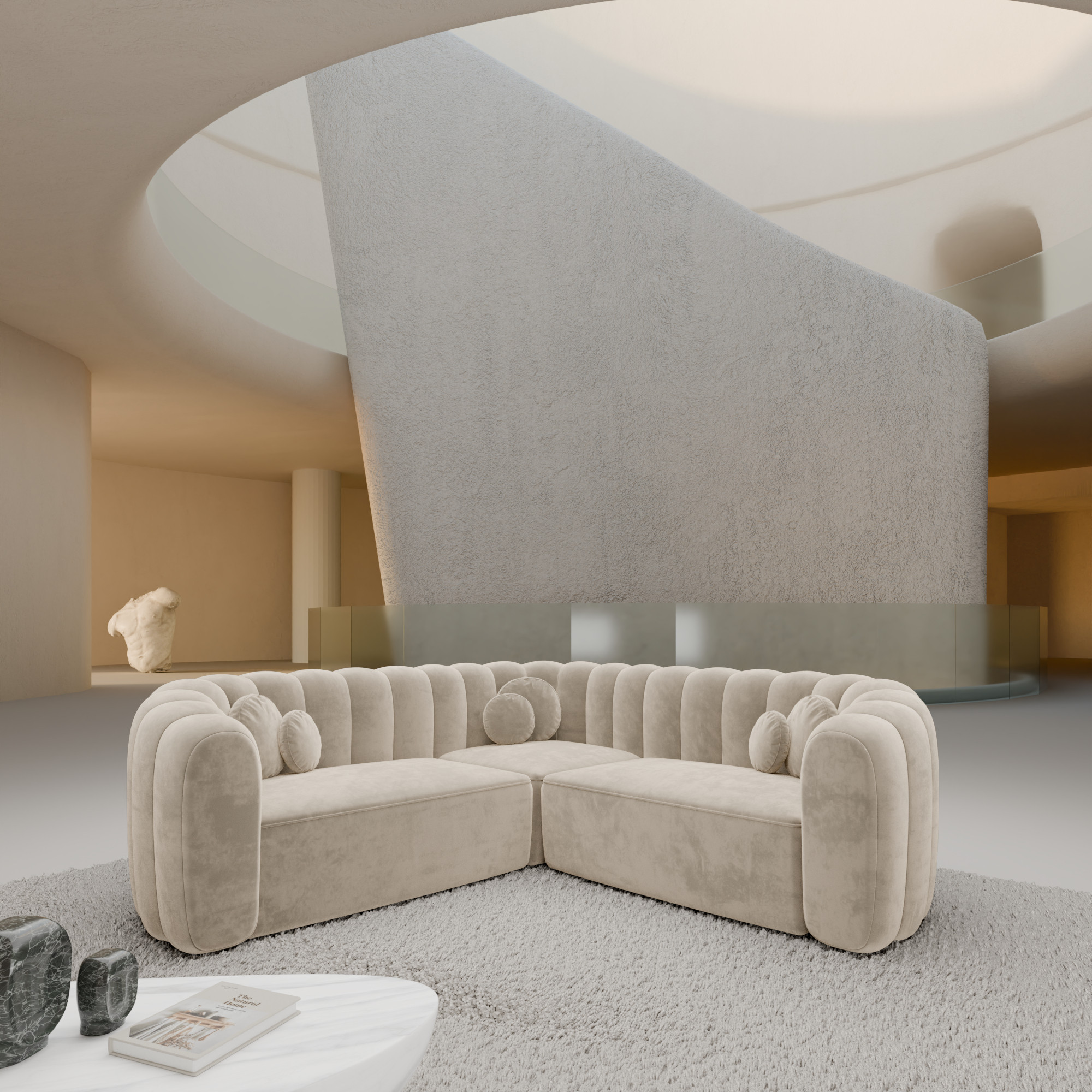 L Form Sofas - Ecksofas kaufen bis zu 70% günstiger - designDISTRIKT (3)
