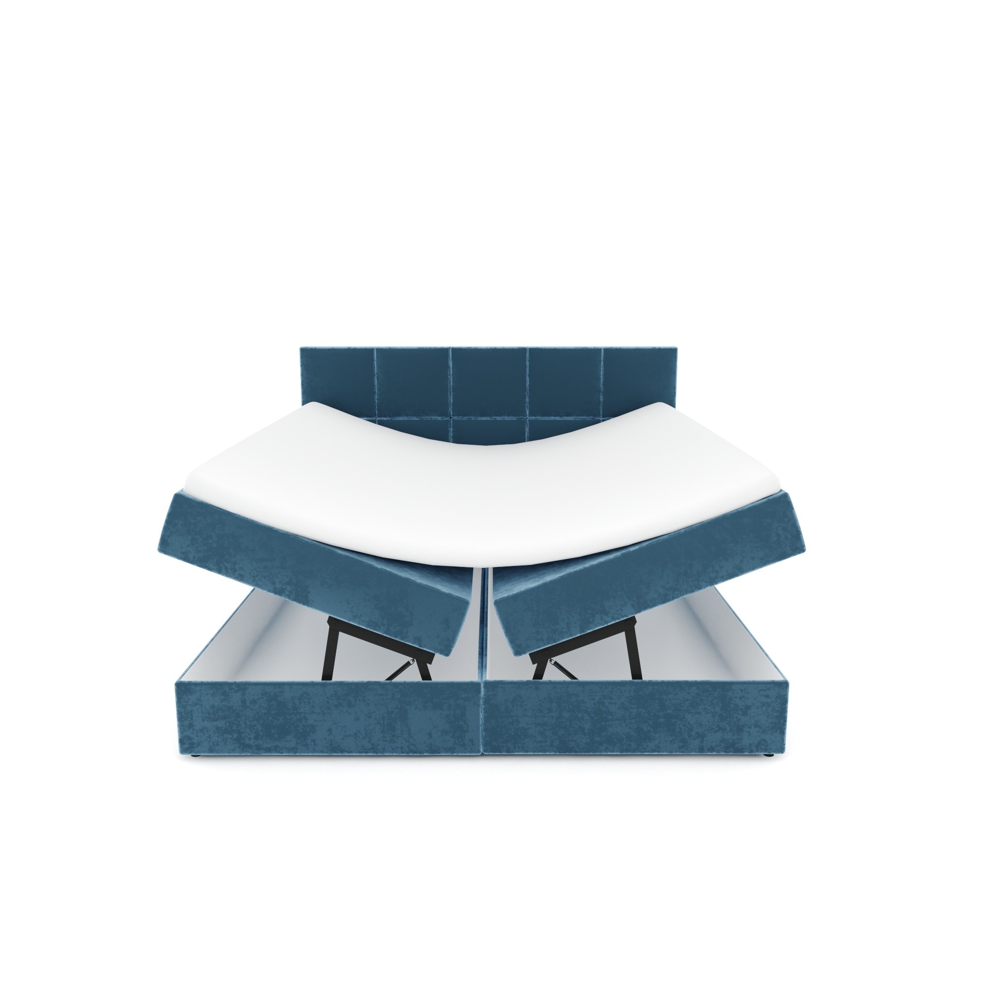 Lit Boxspring BEATRIX avec fonction de rangement- designDISTRIKT